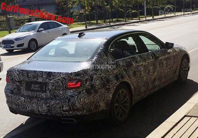 BMW 5Li 2017 lộ ảnh chạy thử ở Trung Quốc