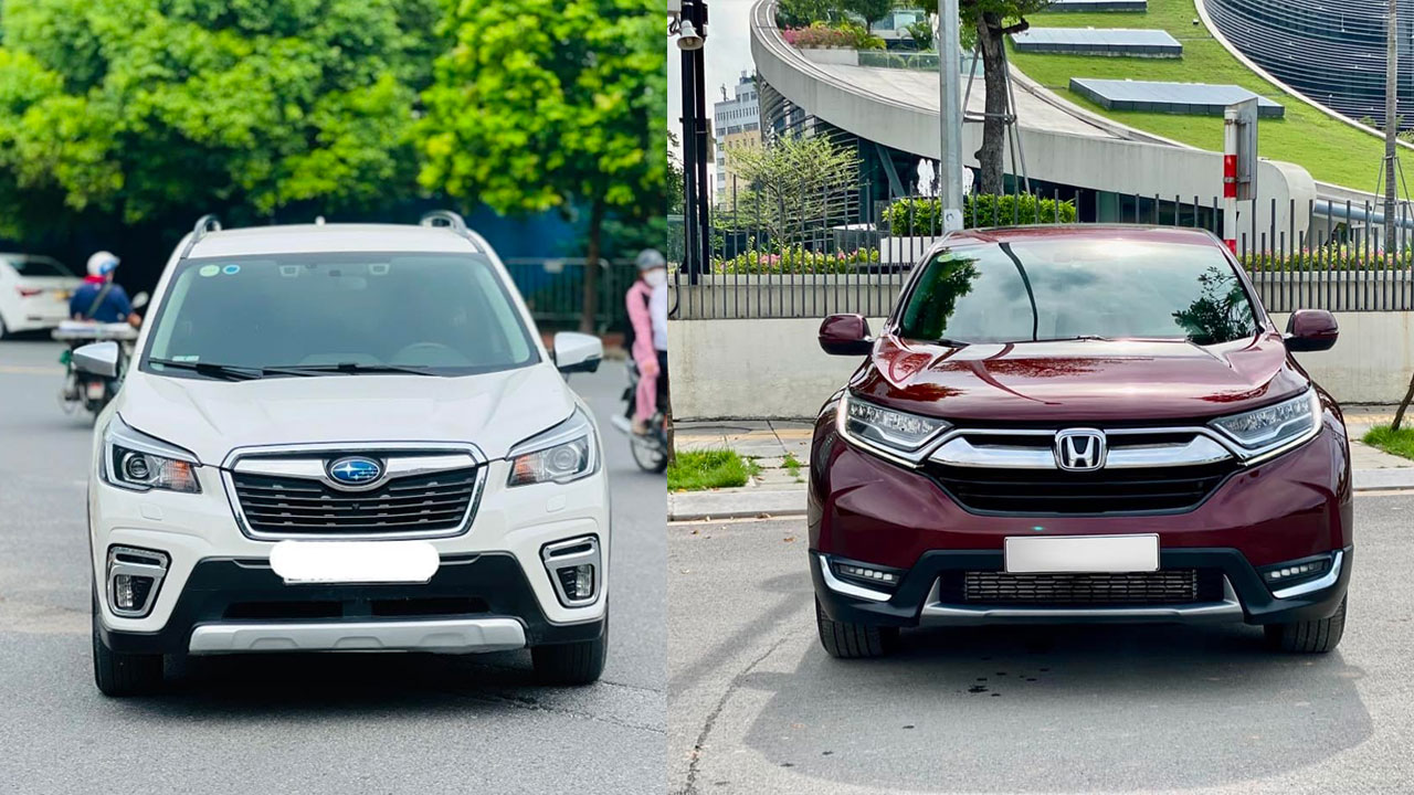 So sánh xe Subaru Forester và Honda CR-V cũ: Chọn công nghệ hay tính ...