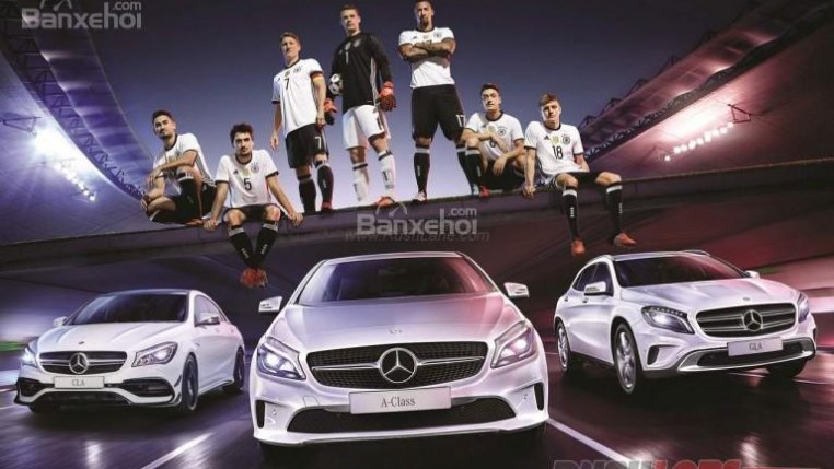 Mercedes A, CLA and GLA Sport Edition trình làng mừng Euro