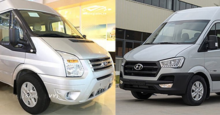 So sánh xe Ford Transit và Hyundai Solati